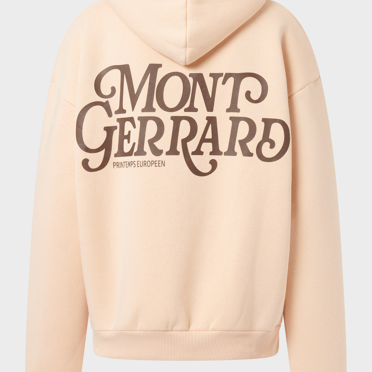 MONT GERRARD OVERSIZED TYPOGRAPHY HOODIE CREAM – Mont Gerrard